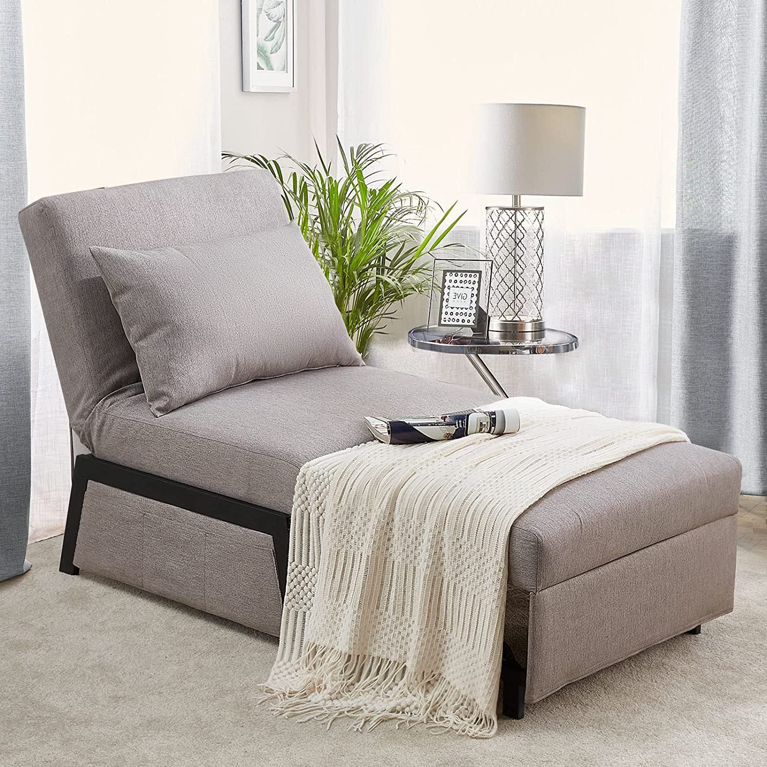 3-in-1 Convertible Chair Bed – Homhum
